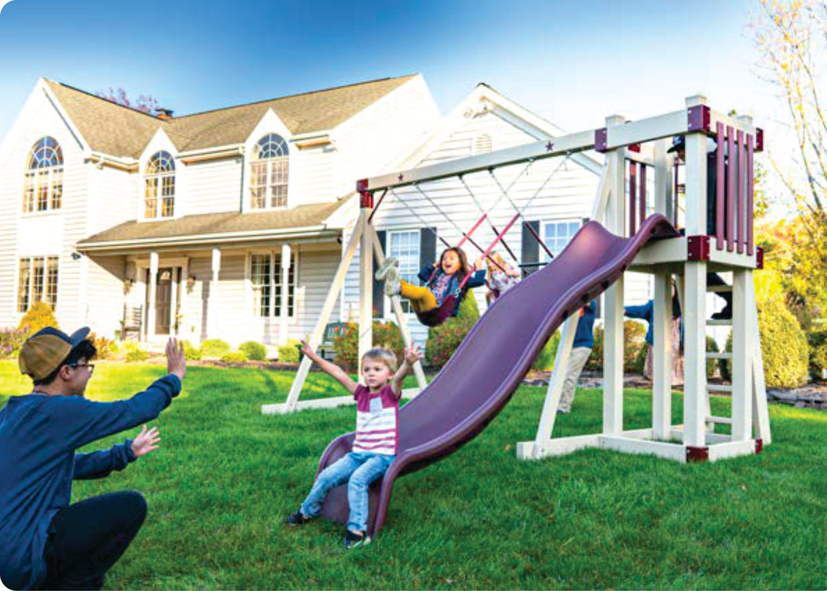 Star II Vinyl Swingset – Innovative Playtime