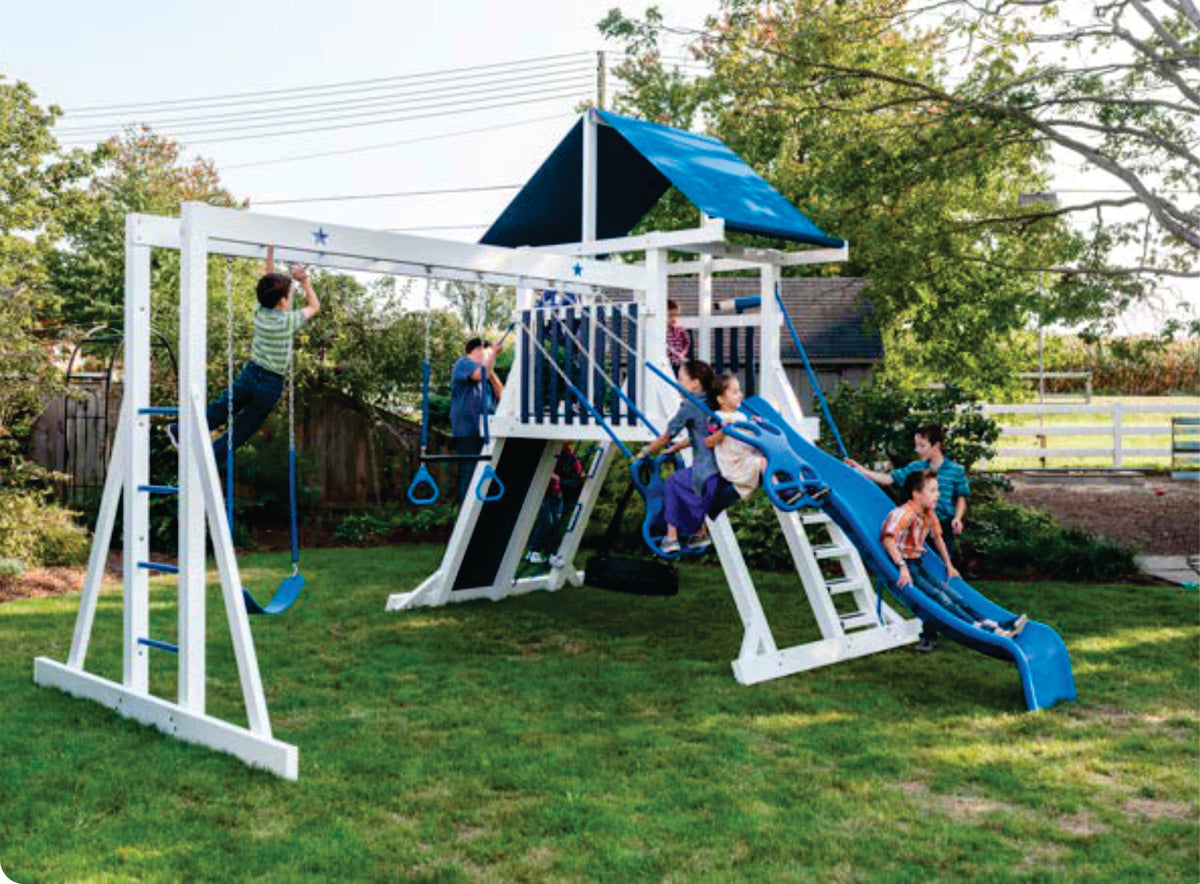 Star Burst Vinyl Swingset – Innovative Playtime