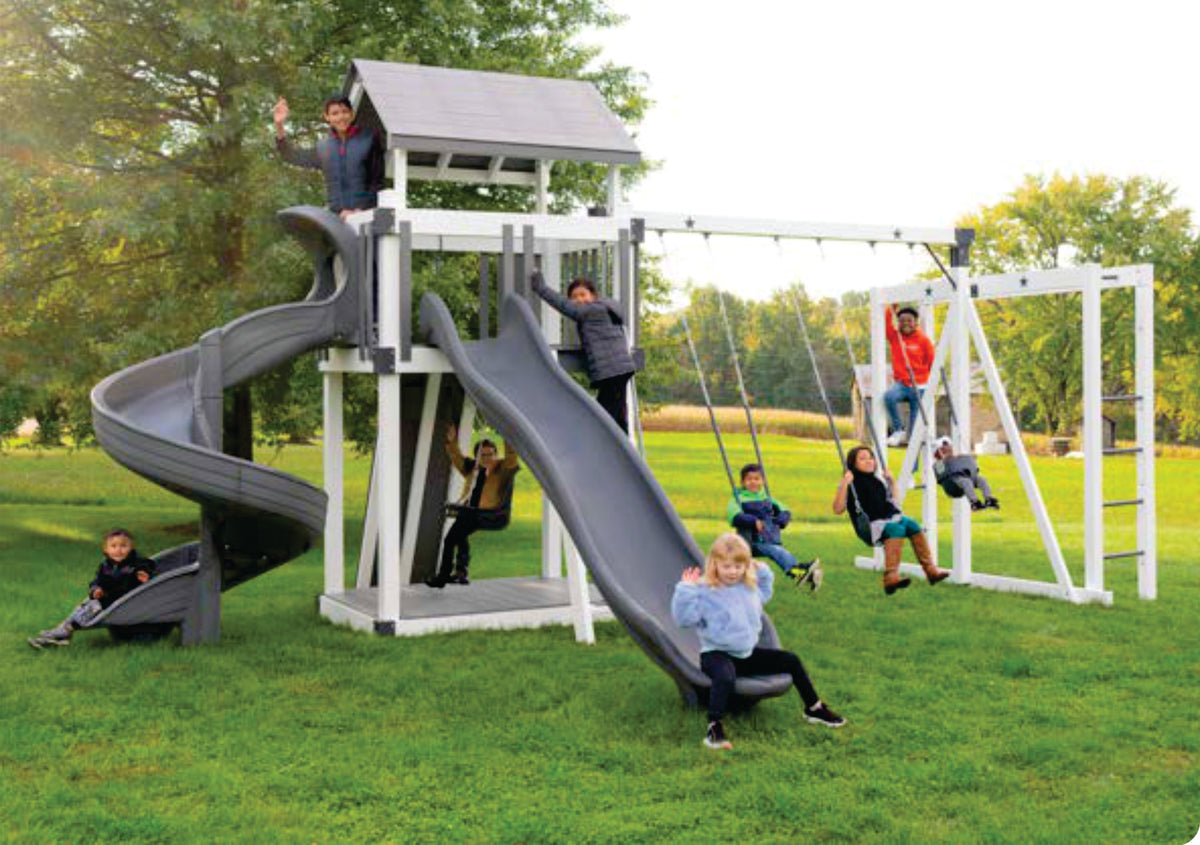 Starlight Vinyl Swingset – Innovative Playtime